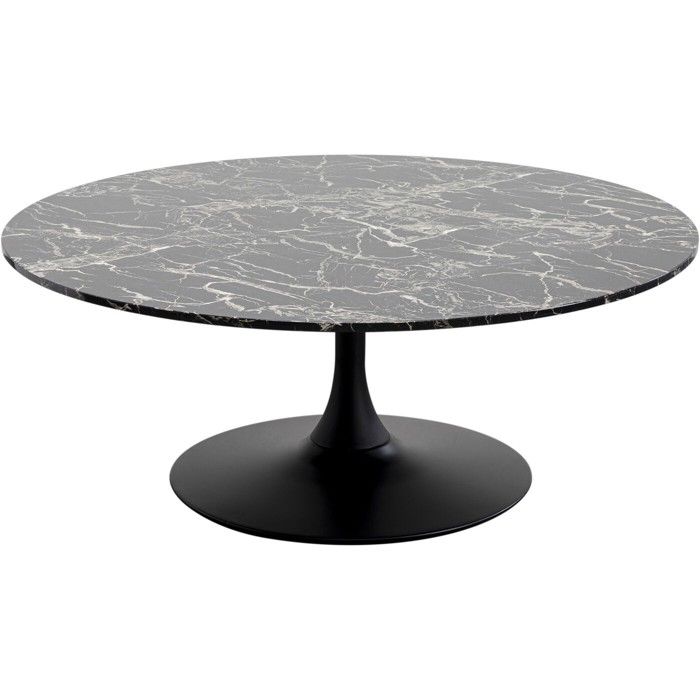 Table basse Schickeria effet marbre noir 110cm Kare Design - Cdiscount ...