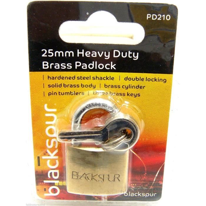 Cadenas en laiton avec mini pad Lock Valise bagages serrure 2clés par ...