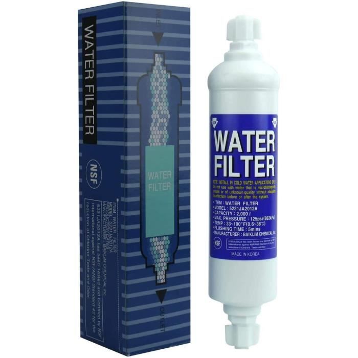 5231JA2012A Filtre à eau réfrigérateur - remplace les modèles ...