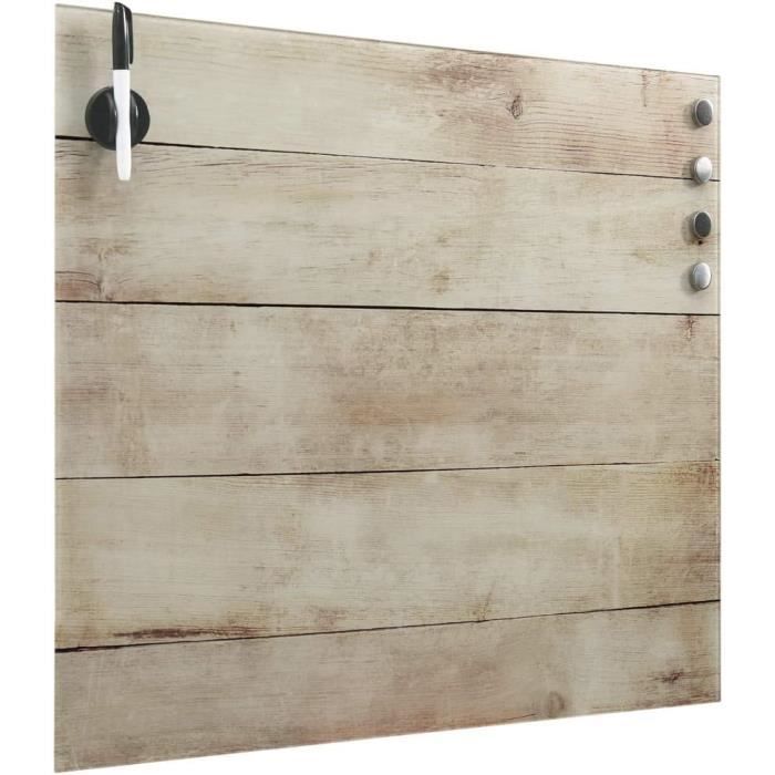 Tableau Noir Magnétique Mural Tableau d'Ecriture Panneau Effaçable à ...