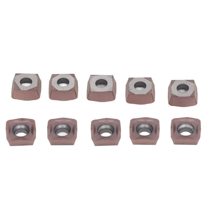 Cikonielf Inserts de tournage 10PCS Inserts en carbure revêtu Indexable CNC Inserts de fraisage ...