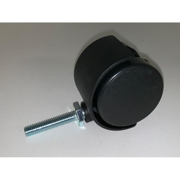 Roulettes pour lit pliant - COREME - Lot de 4 - Caoutchouc - Pivotante ...