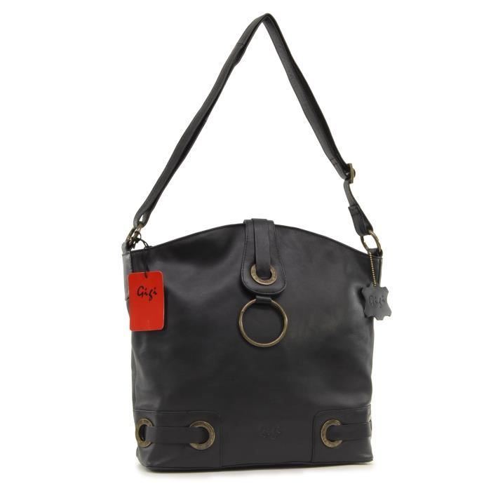 Gigi OTH 4589 Black - Femme - Sac bandoulière signé Gigi - Noir Noir ...