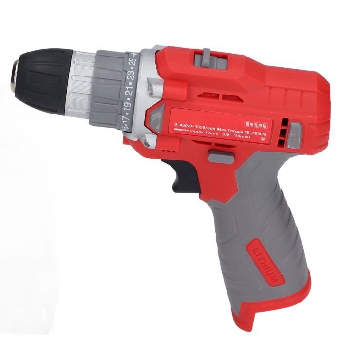 HURRISE Cordless Drill, 2 Gears Mechanical Speed Control Widely Used ...