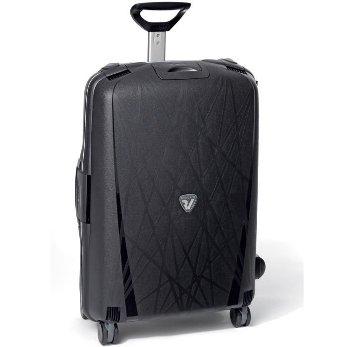 Valise rigide trolley grande RONCATO Light - Noir - 4 roues - 75 x 53 x ...