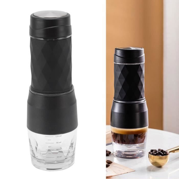 SALUTUYA Cafetière portable Machine à café portable à presse manuelle ...