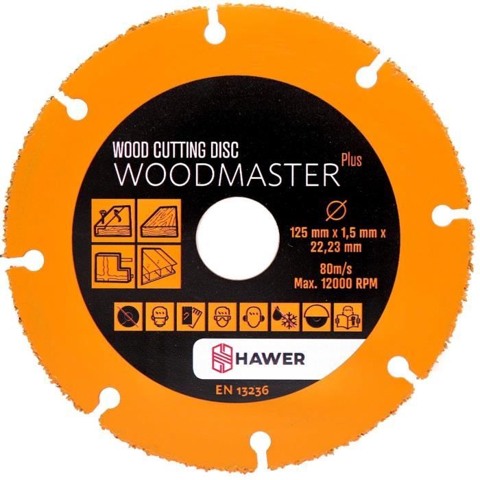 Tech-Parts Woodmaster Plus Disque À Tronçonner Pour Meuleuse D'Angle ...
