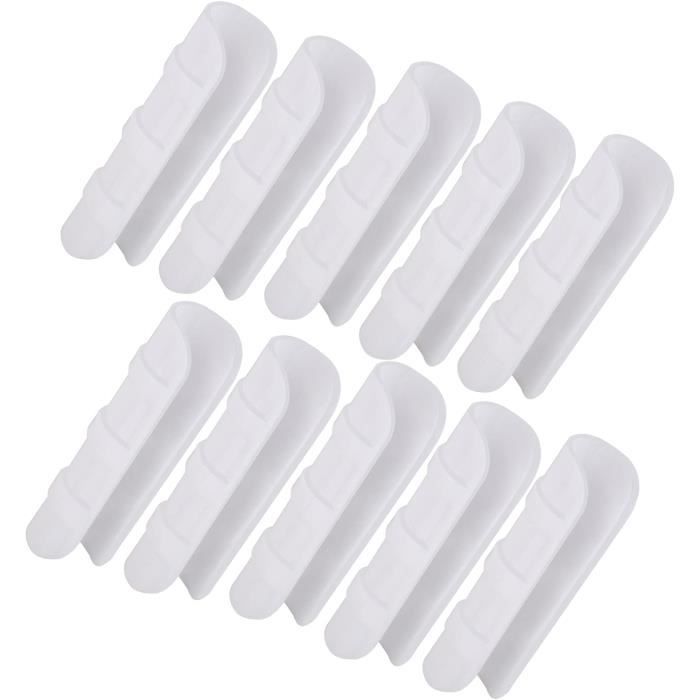 Curroxer Lot de 10 clips pour tige de serre, 16 mm, en plastique pour ...