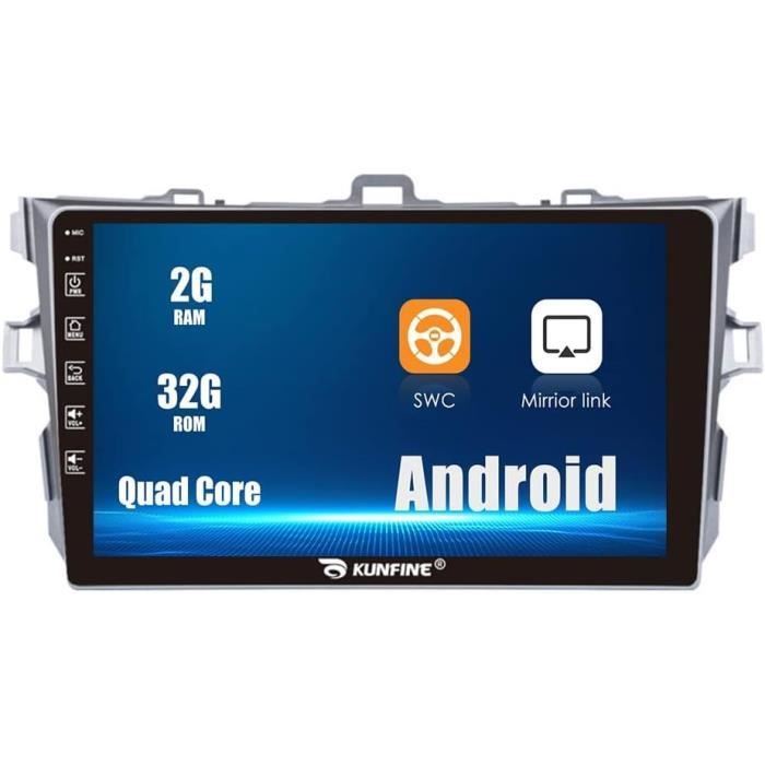 Android 10 Autoradio Voiture Navigation Stéréo Lecteur Multimédia Gps ...