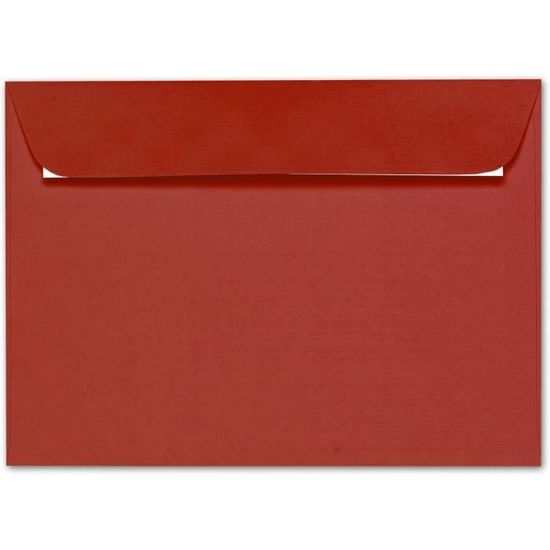 50 Enveloppes - Couleur: Rouge De Feu- Format: C5-162 X 229 Mm - Patte ...
