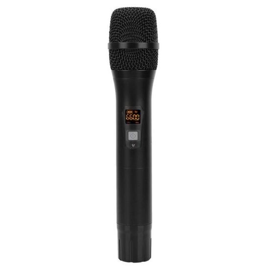 LIA Microphone sans fil portatif UHF avec batterie AA pour récepteur ...