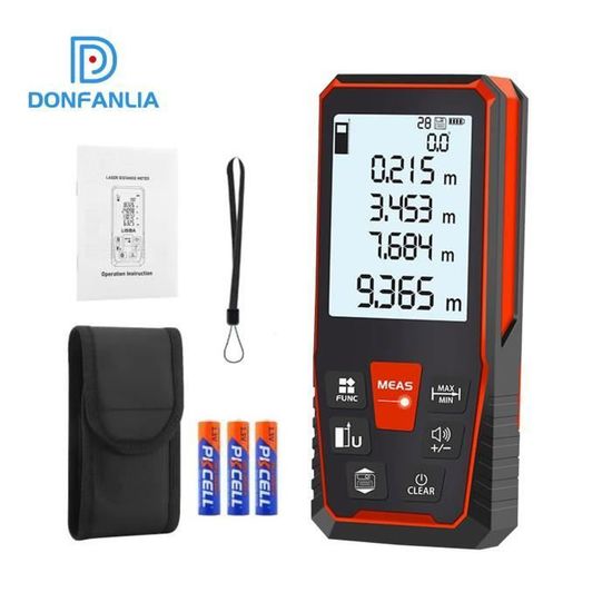 Télémètre Laser,50m Metre Laser,50 Données,Mesure du théorème de ...