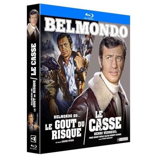 Coffret Belmondo-Le Casse + Le goût du Risque [Blu-Ray] - 3545020065990 - Cdiscount DVD