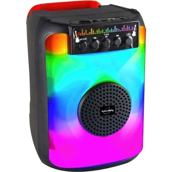 INOVALLEY FIRE01 - Enceinte Karaoké - Bluetooth V5.0 - 40 W - Cdiscount ...