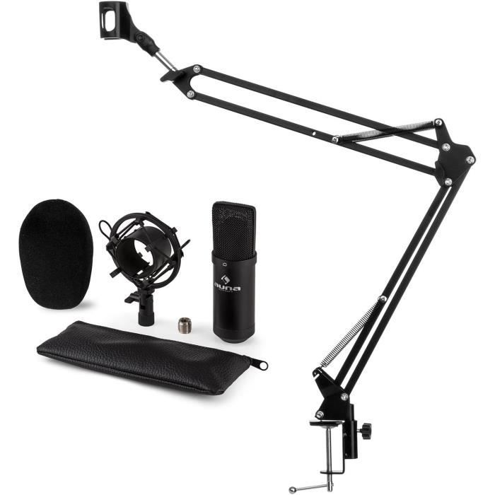 CM001B Kit Micro V3 en 2 Parties - Microphone XLR à condensateur et ...