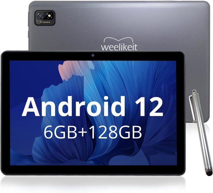 Tablette Tactile 10 Pouces Android 12 Avec Stylet,6 Go Ram 128 Go Rom ...
