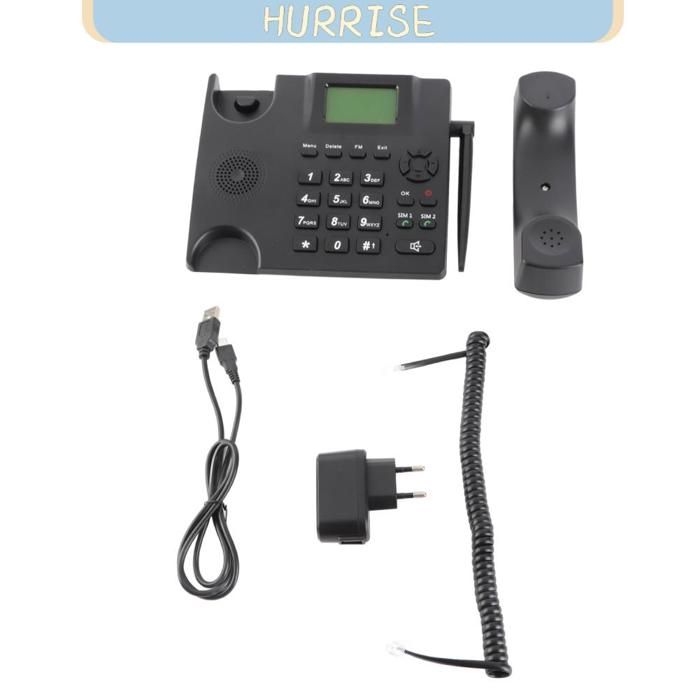 Tbest téléphone de bureau sans fil Téléphone fixe sans fil GSM 850/900 ...