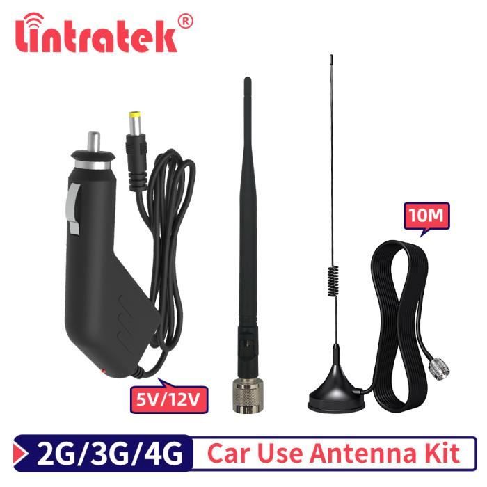 5V-antenne fouet à ventouse 2G pour Booster de Signal 700-2700mhz LTE CDMA GSM AWS PCS DCS UTMS ...