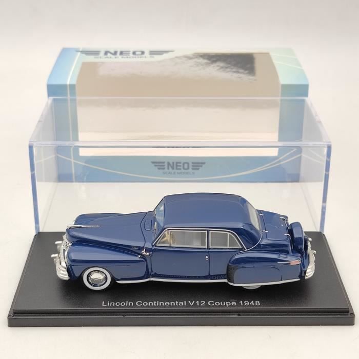 NEO SCALE MODELS 1/43 Lincoln Continental V12 Coupe 1948 Blue NEO47090 ...
