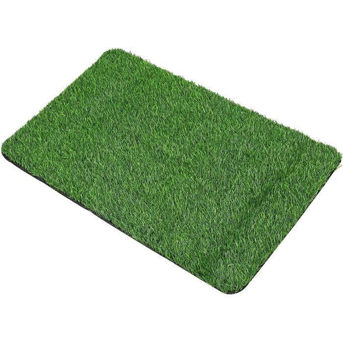 Gazon Artificiel Tapis de Porte de Gazon Intérieur Extérieur Tapis de Bienvenue Gazon Vert pour ...