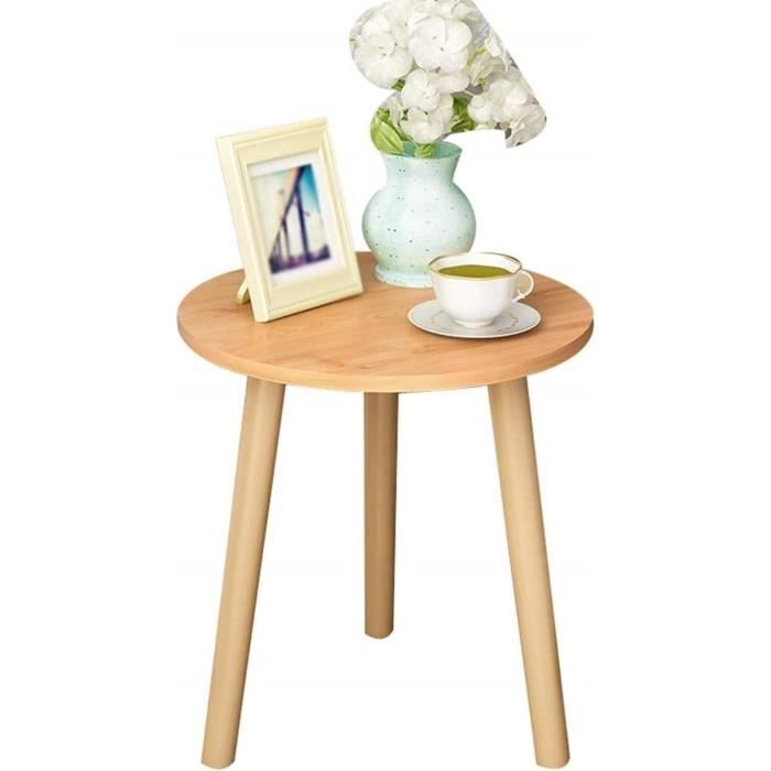 Table Basse Mini Table Ronde Chevet D'Appoint Armoire D'Angle Chevet ...