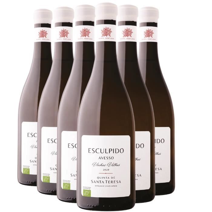 Vinho Verde Avesso Esculpido Vinhas Velhas Blanc 2021 - Bio - Lot de 6x75cl - Quinta Santa ...