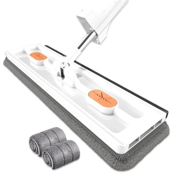 Grande Serpillère Plate Sans Balai Plat 126 Cm De Long Manche Rotatif À ...