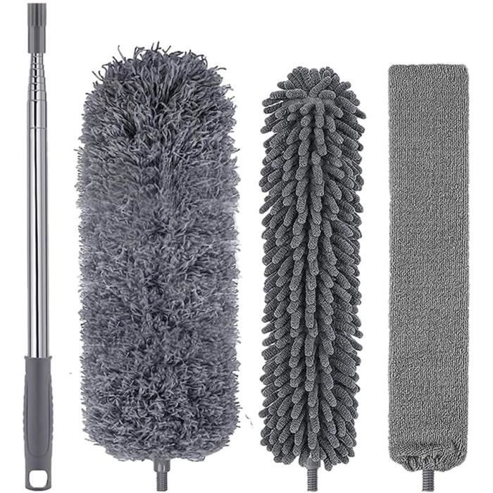 Kit De 4 Plumeaux En Microfibre Avec Rallonge De 30 À 110 Pouces ...