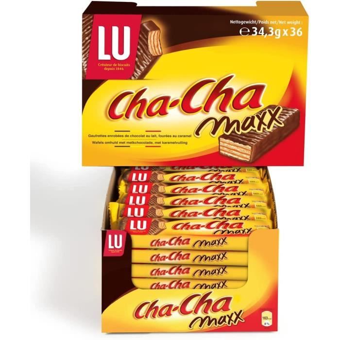Cha Cha - Gaufrettes Caramel & Chocolat au Lait - Format x - Présentoir ...