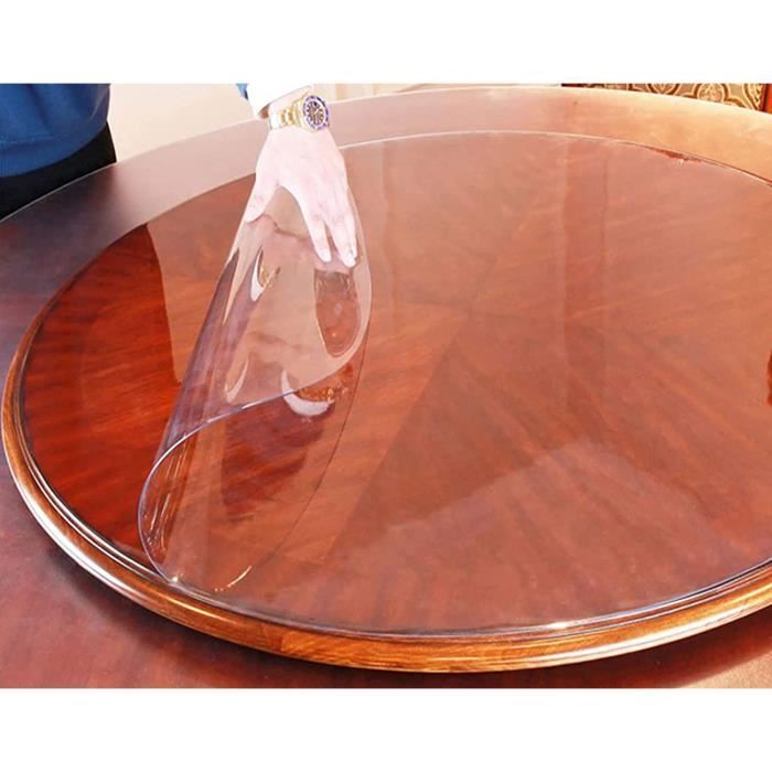 Protection de table transparente en PVC - Imperméable - Antidérapant ...