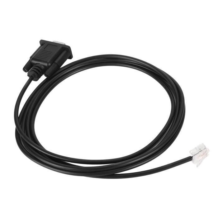 Câble Console Série RS232 DB9 Femelle vers RJ11 RJ12 6P6C - DIOCHE ...
