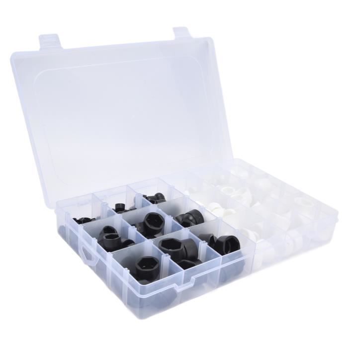 Duokon caches boulons Kit d'assortiment de capuchons à vis de boulon de couvercle d'écrou ...