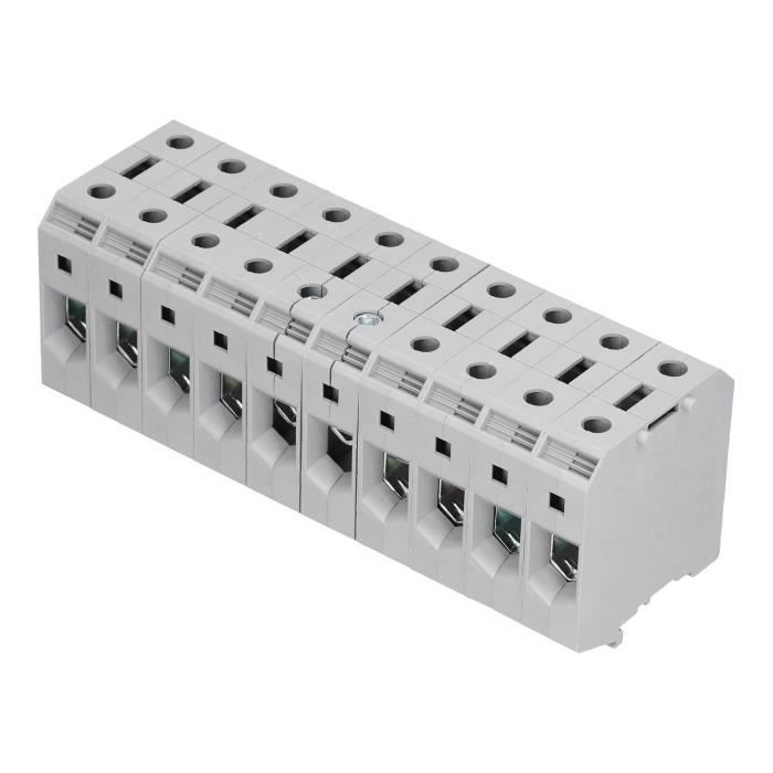 Duokon Bornier de rail 10Pcs Rail Bornier Fil Connexion Combinaison ...