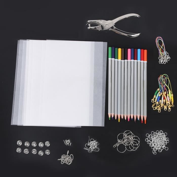 ZJCHAO Film thermorétractable de crayons de couleur Ensemble de film ...