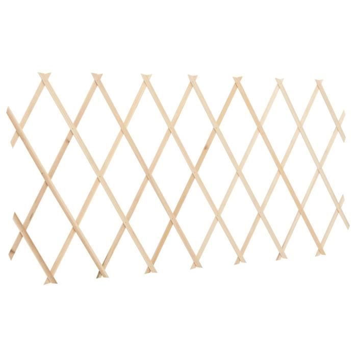 Clôture à treillis - QQMORA - LYG39867 - Bois de sapin - 180x60 cm ...