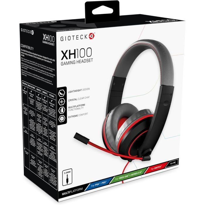 Xh100 S - Casque Gamer, Cable Jack 3.5Mm, Volume Control, Driver 40 Mm ...