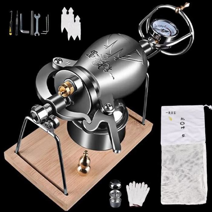 Machine À Popcorn Traditionnelle Chinoise En Acier Inoxydable 304 Mini ...