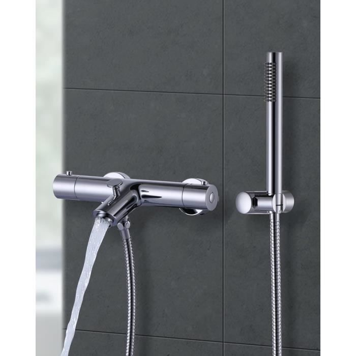 Robinet De Baignoire Avec Douchette À Main, Robinet De Baignoire En ...