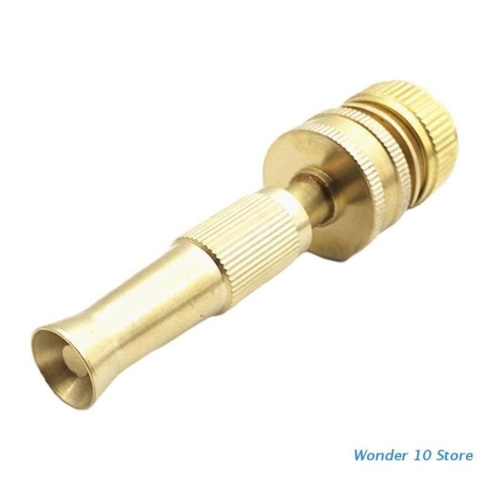 TETE D'ARROSAGE,--Buse de tuyau en laiton massif de 16mm, buse de tuyau à haute pression robuste ...