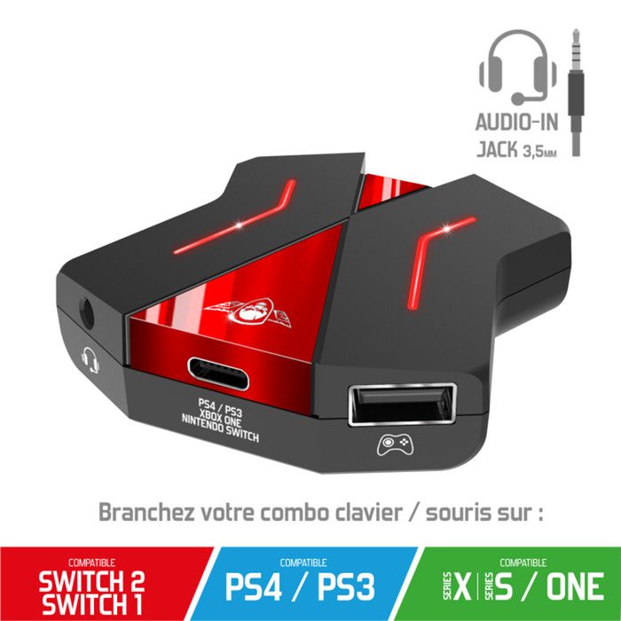 Convertisseur Spirit of Gamer Crossgame 2, Clavier & Souris PC sur PS4 ...