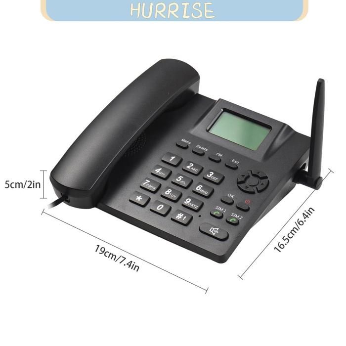 Tbest téléphone de bureau sans fil Téléphone fixe sans fil GSM 850/900 ...