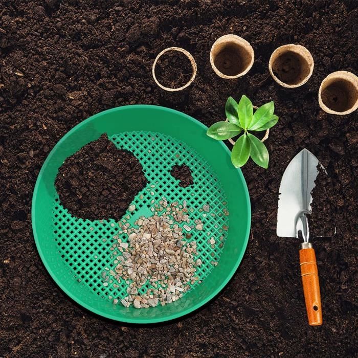Lot de 2 tamis à compost en plastique pour jardin [422] - Cdiscount Jardin
