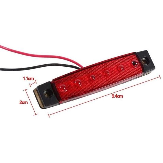 Pour feux de gabarit 24v pour amber trailer light Feux de position ...