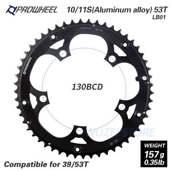 5H 130BCD 53T LB01 - Plateau De Vélo De Route Couronnes En Alliage D ...
