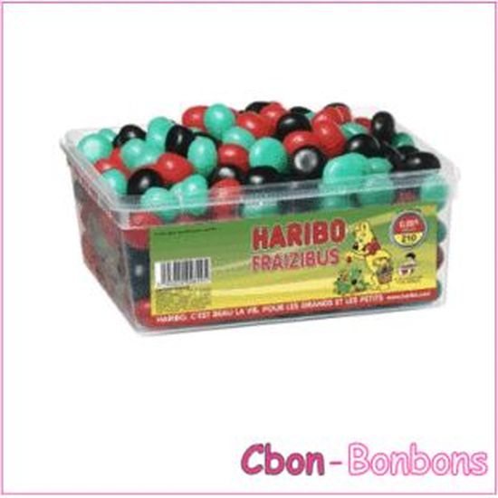 HARIBO Fraizibus boîte de 210 bonbons - Cdiscount Au quotidien