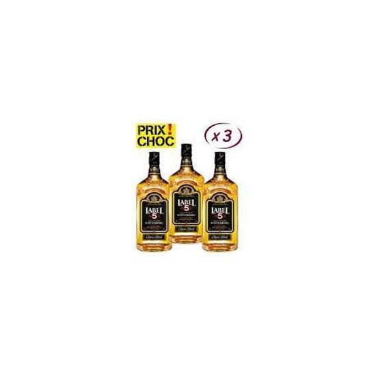 Whisky Label 5 x3 bouteilles 70cl 40° - Achat / Vente whisky Label 5 x3 ...