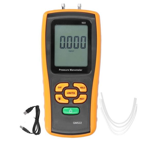 VBESTLIFE Test de pression d'air GM522 Compteur de Pression d'Air ...