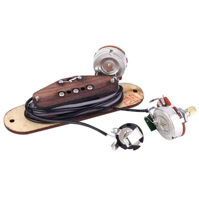 Ashata micro à 3 pôles Micro guitare 3 cordes/3 pôles Cigar Box pour ...