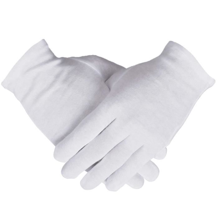 Gant ménage-vaisselle,Gants de travail extensibles lavables en coton ...