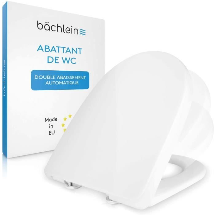 Abattant WC avec double fermeture automatique - Abattant de WC en ...